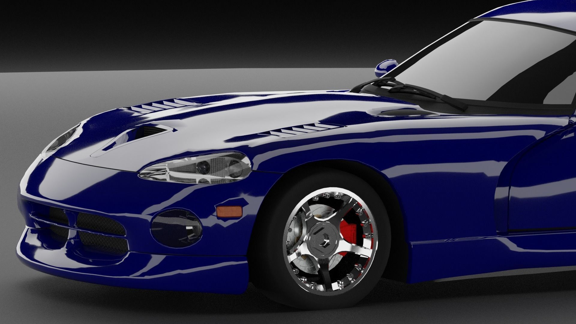 3D model Dodge Viper PBR 3d Model VR / AR / low-poly | CGTrader