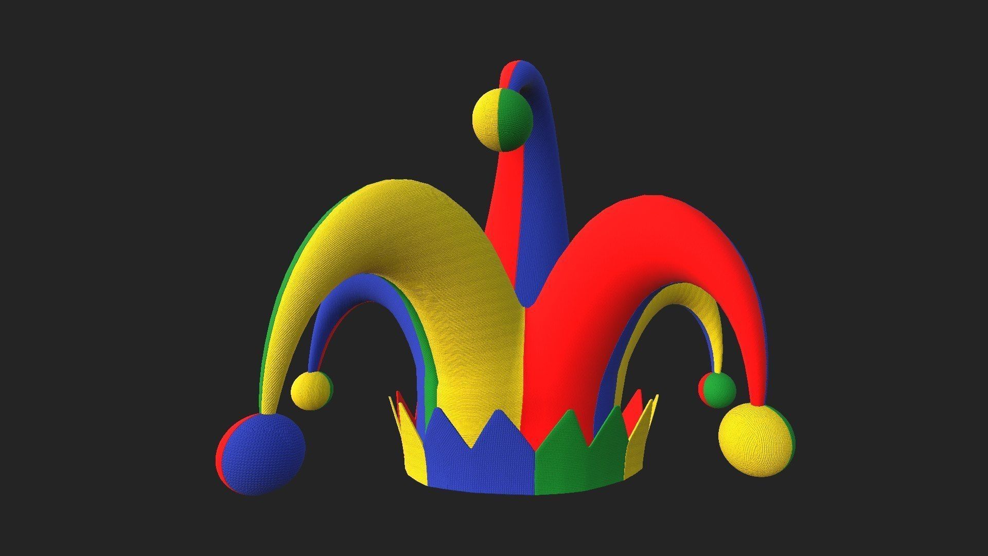 3D model Jester Joker Hat VR / AR / low-poly | CGTrader