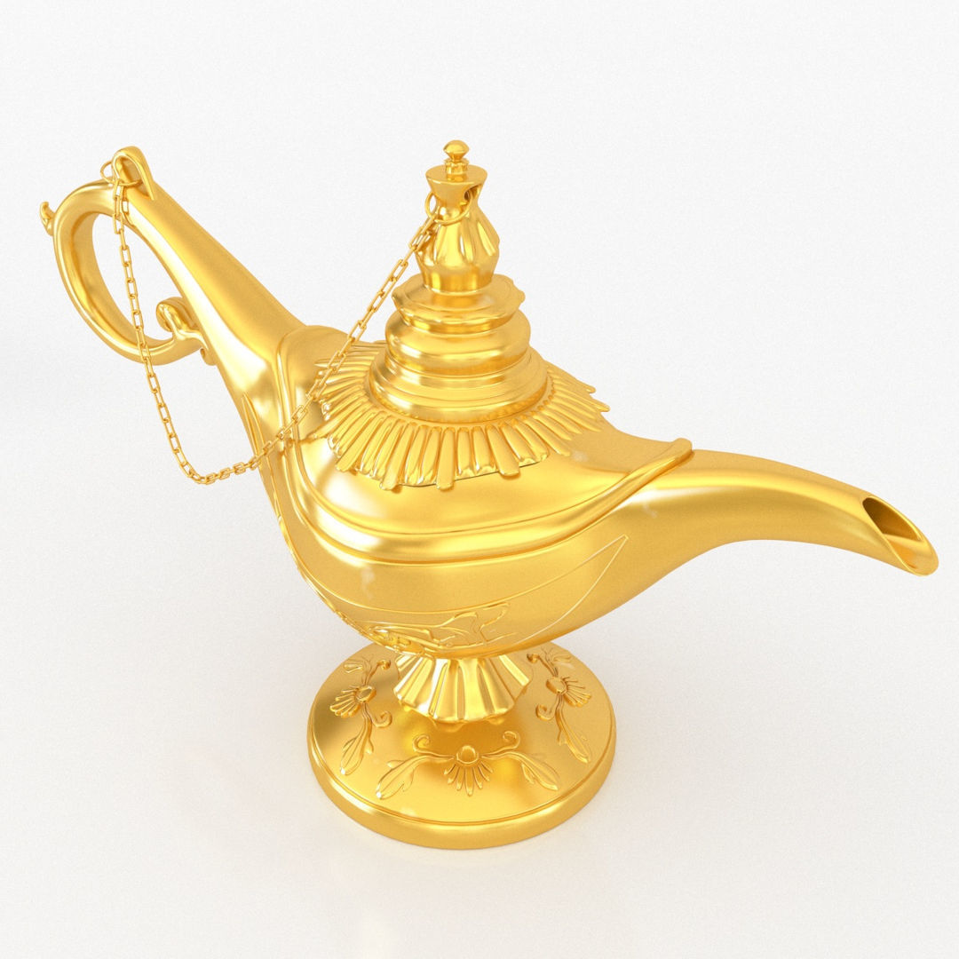 3D model Magical aladdin Lamp VR / AR / low-poly | CGTrader