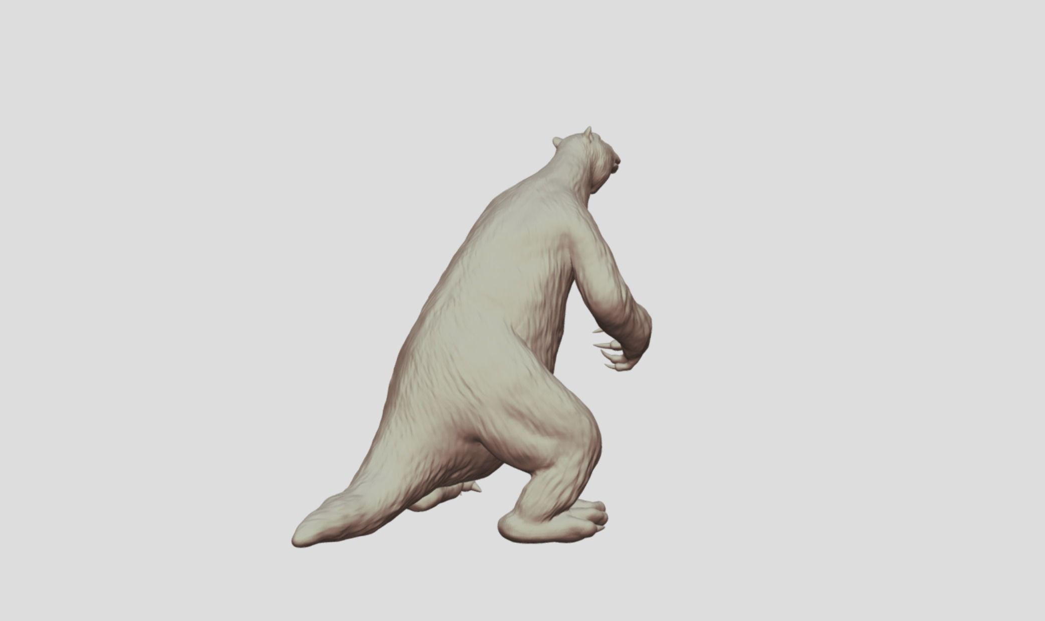 Realistic Megatherium basemesh 3D model 3D printable | CGTrader