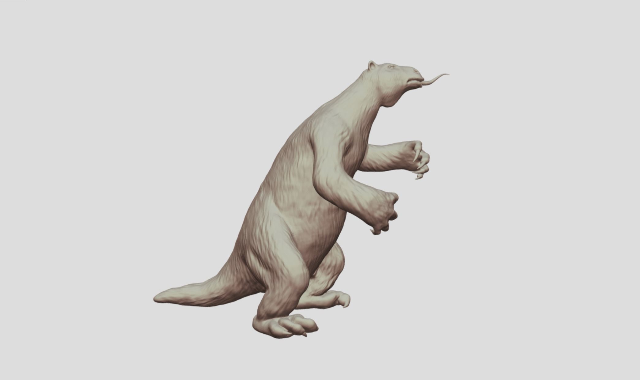 Realistic Megatherium basemesh 3D model 3D printable | CGTrader