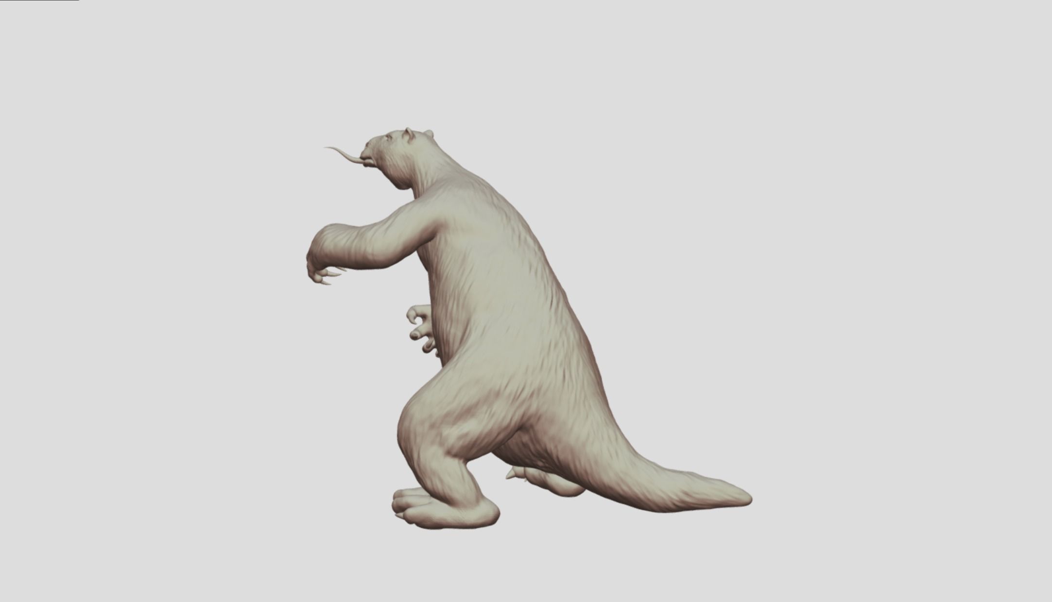 Realistic Megatherium basemesh 3D model 3D printable | CGTrader