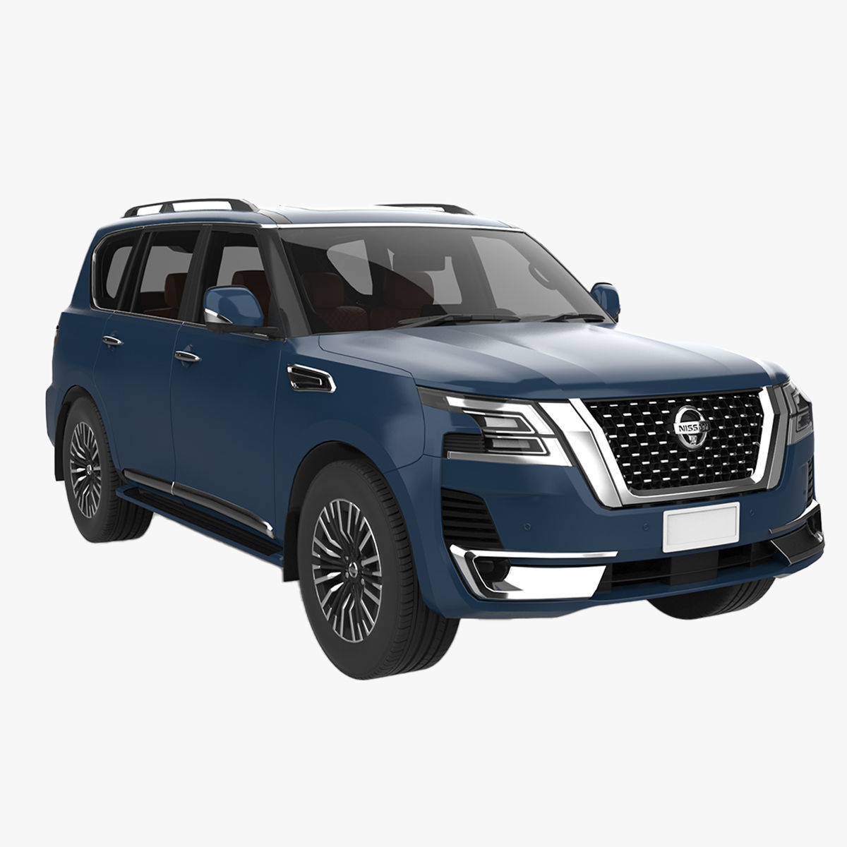 3D model Nissan Patrol Dark blue VR / AR / low-poly | CGTrader