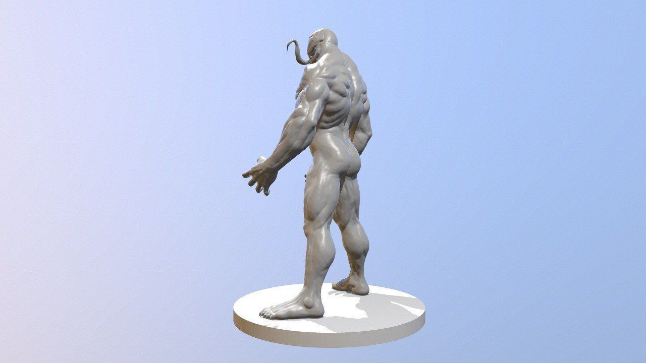 Venom Fanart Model Printable 3D model 3D printable | CGTrader