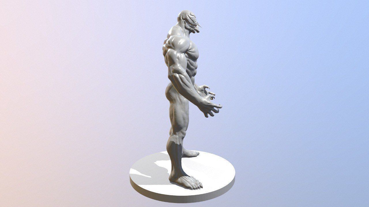 Venom Fanart Model Printable 3D model 3D printable | CGTrader