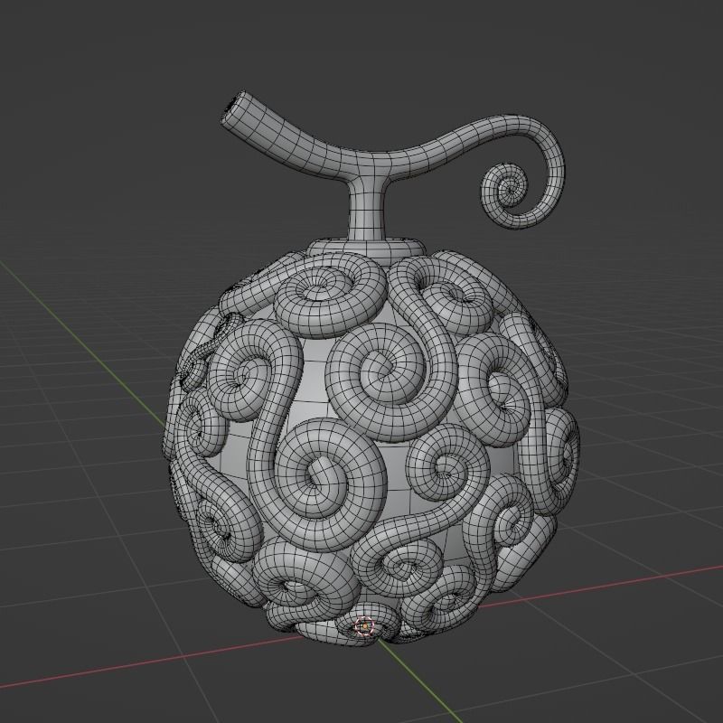 gomu gomu no mi - devils fruit from one piece 3D model | CGTrader