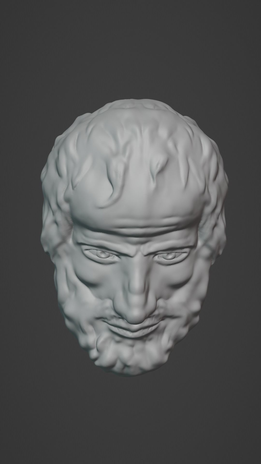 Aristoteles Realistic Head Bust 3D model 3D printable | CGTrader