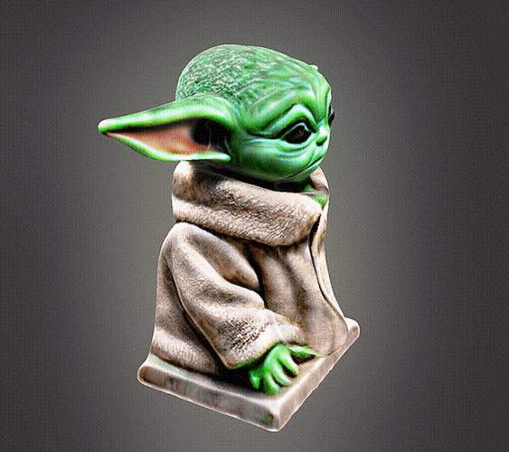 Baby Yoda 3D model 3D printable | CGTrader