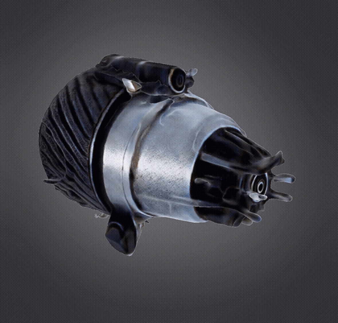 Jet motor 3D model 3D printable | CGTrader