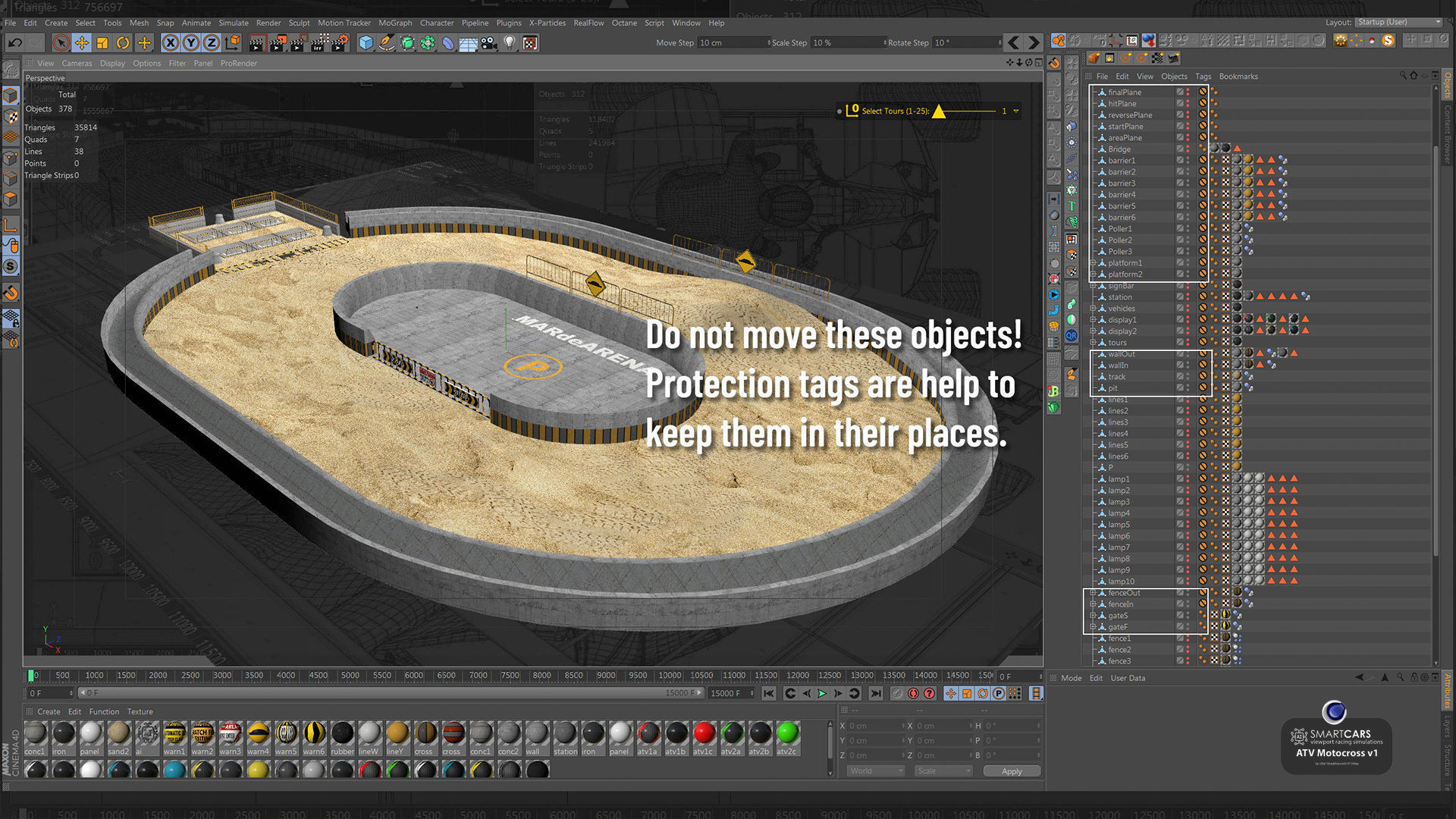 SMARTCARS AI ATV Motocross Simulations v1 3D model animated rigged ...