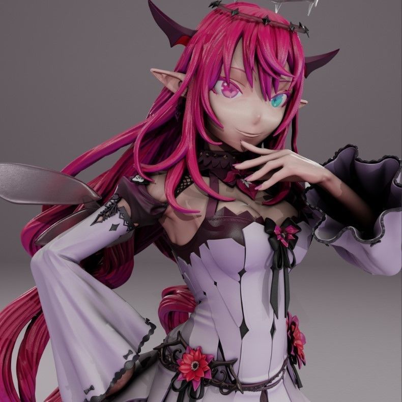 Hololive Irys Figure free 3D model 3D printable | CGTrader