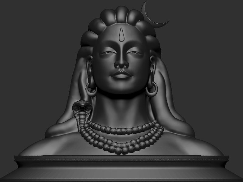 Adiyogi Shiva 3D model 3D printable | CGTrader