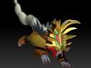 Pokemon Paradox Ancient Entei Gouging Fire 3D model 3D printable | CGTrader