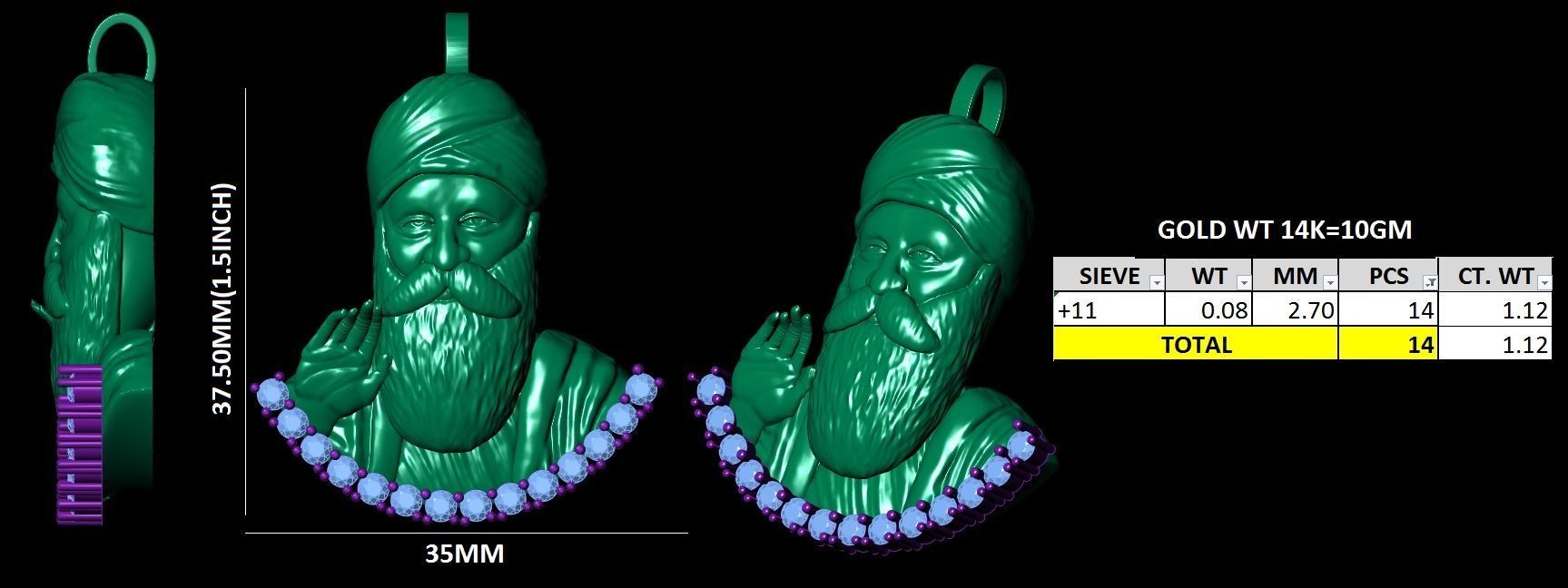 GURU NANAK 3DM MODEL 3D model | CGTrader