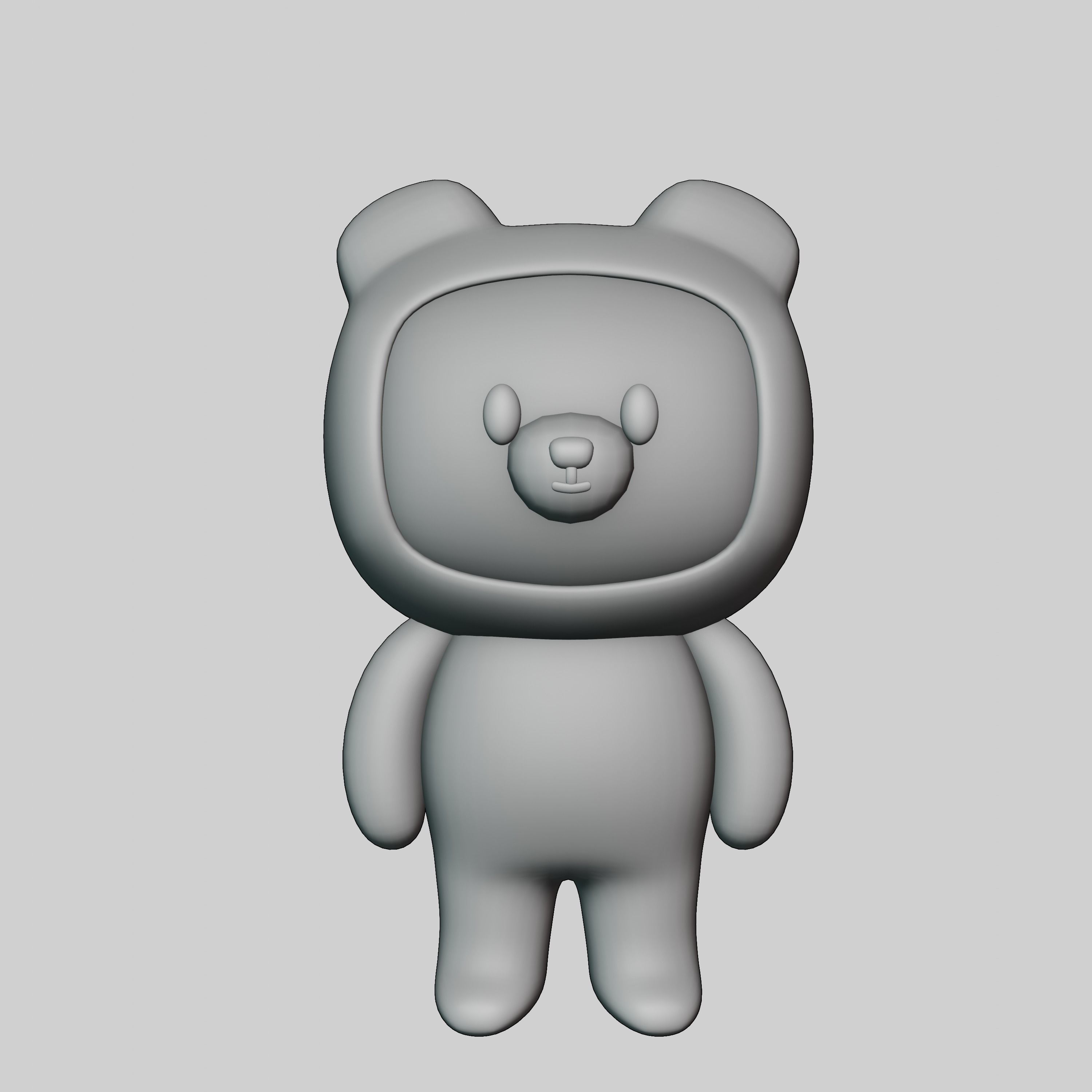 Little Teddy bear 3d model free 3D model | CGTrader
