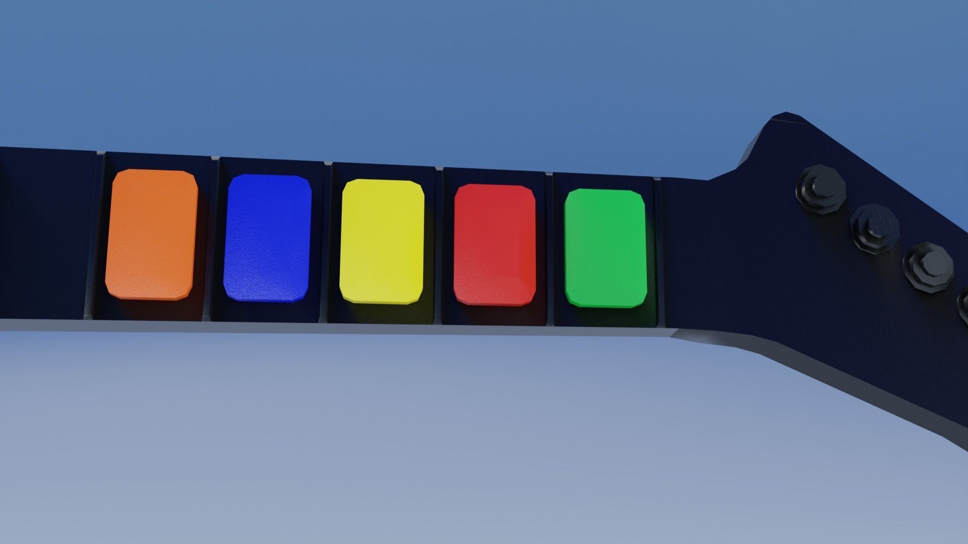 3D model Guitar Hero X-Plorer Controller VR / AR / low-poly | CGTrader