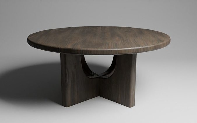 FREE wooden table free 3D model | CGTrader