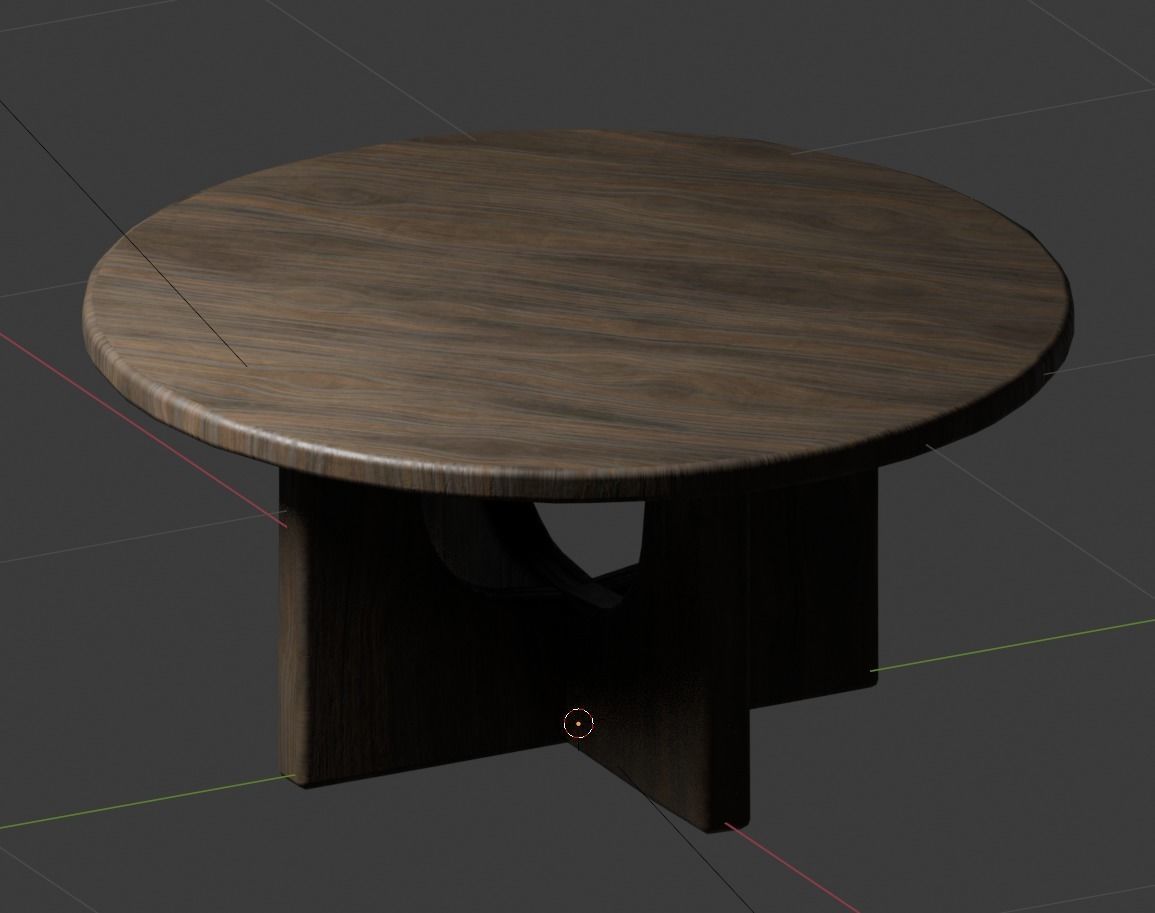 FREE wooden table free 3D model | CGTrader