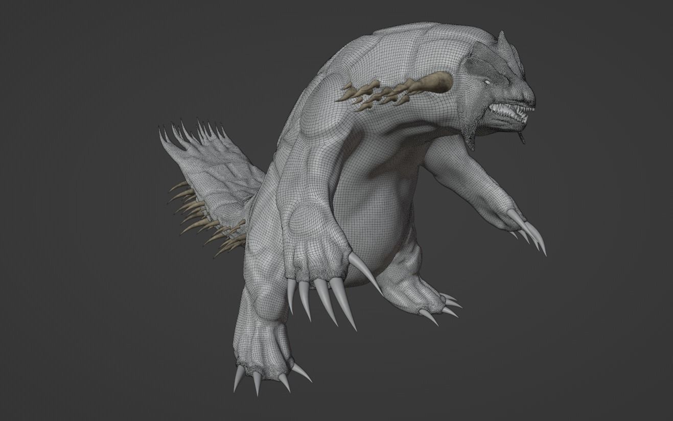 Realistic Groudon 3D model 3D model rigged | CGTrader