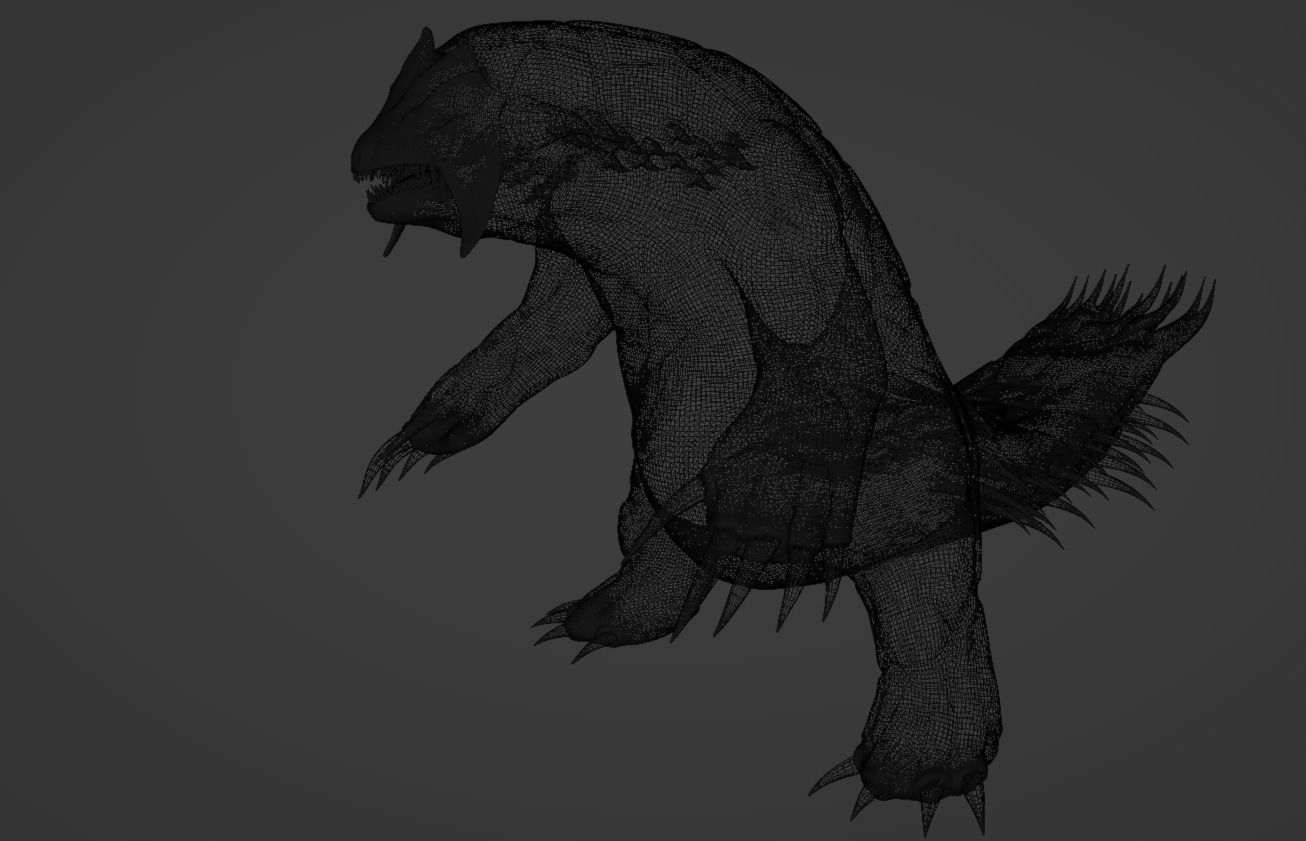 Realistic Groudon 3D model 3D model rigged | CGTrader