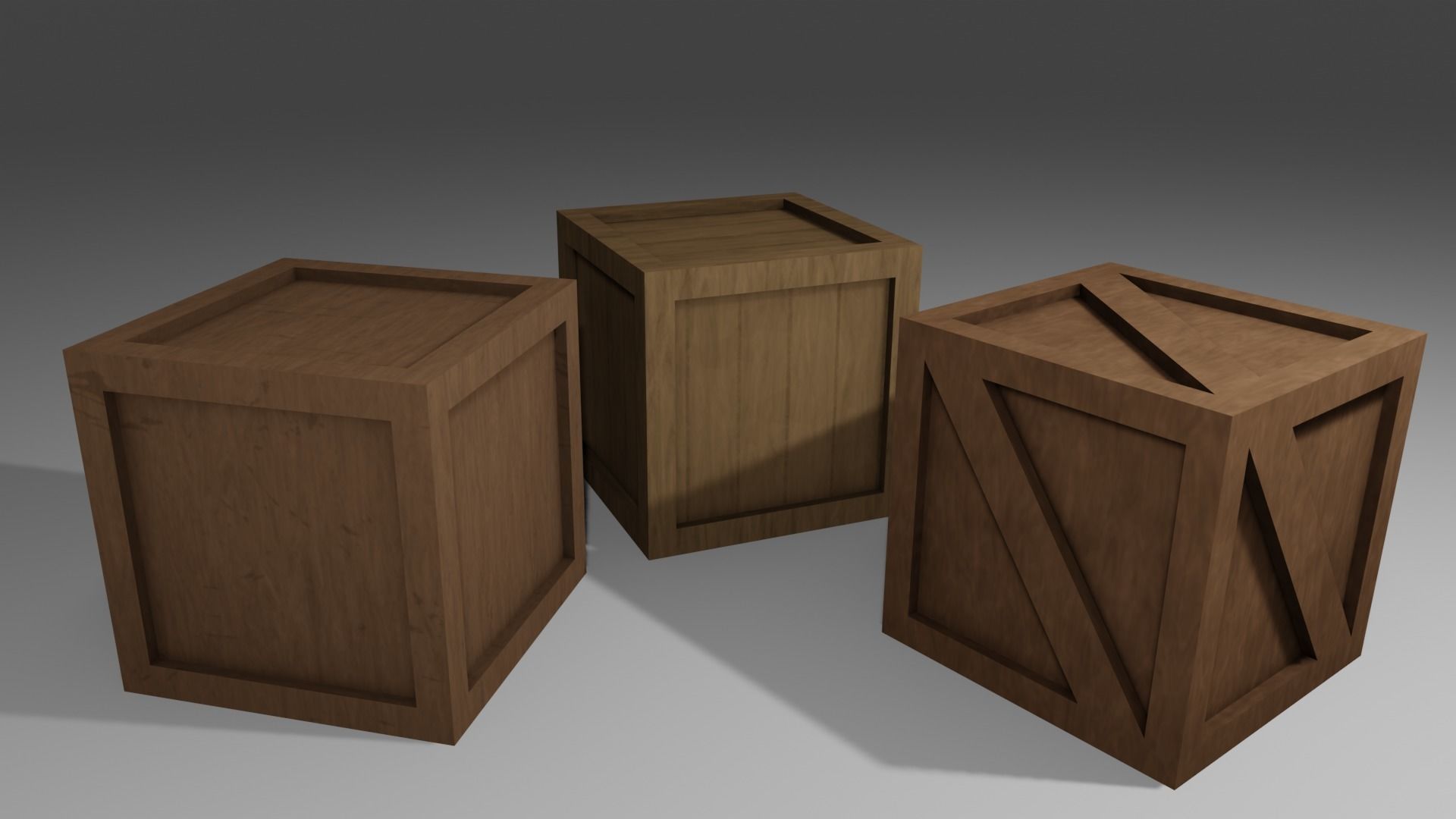 Stylized Lowpoly Boxes free VR / AR / low-poly 3D model | CGTrader
