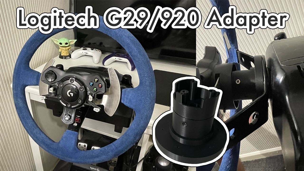 Logitech G29 G920 3D model 3D printable | CGTrader
