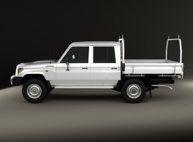 Toyota Land Cruiser J70 Double Cab Pickup ... 3D Model .max .obj .3ds .fbx .c4d .lwo .lw .lws ...