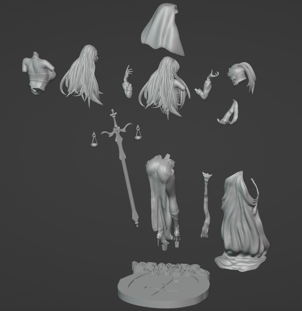 Goblin Slayer Sword Maiden - 1TO10 STL FILE 3D PRINT MODEL 3D model 3D ...