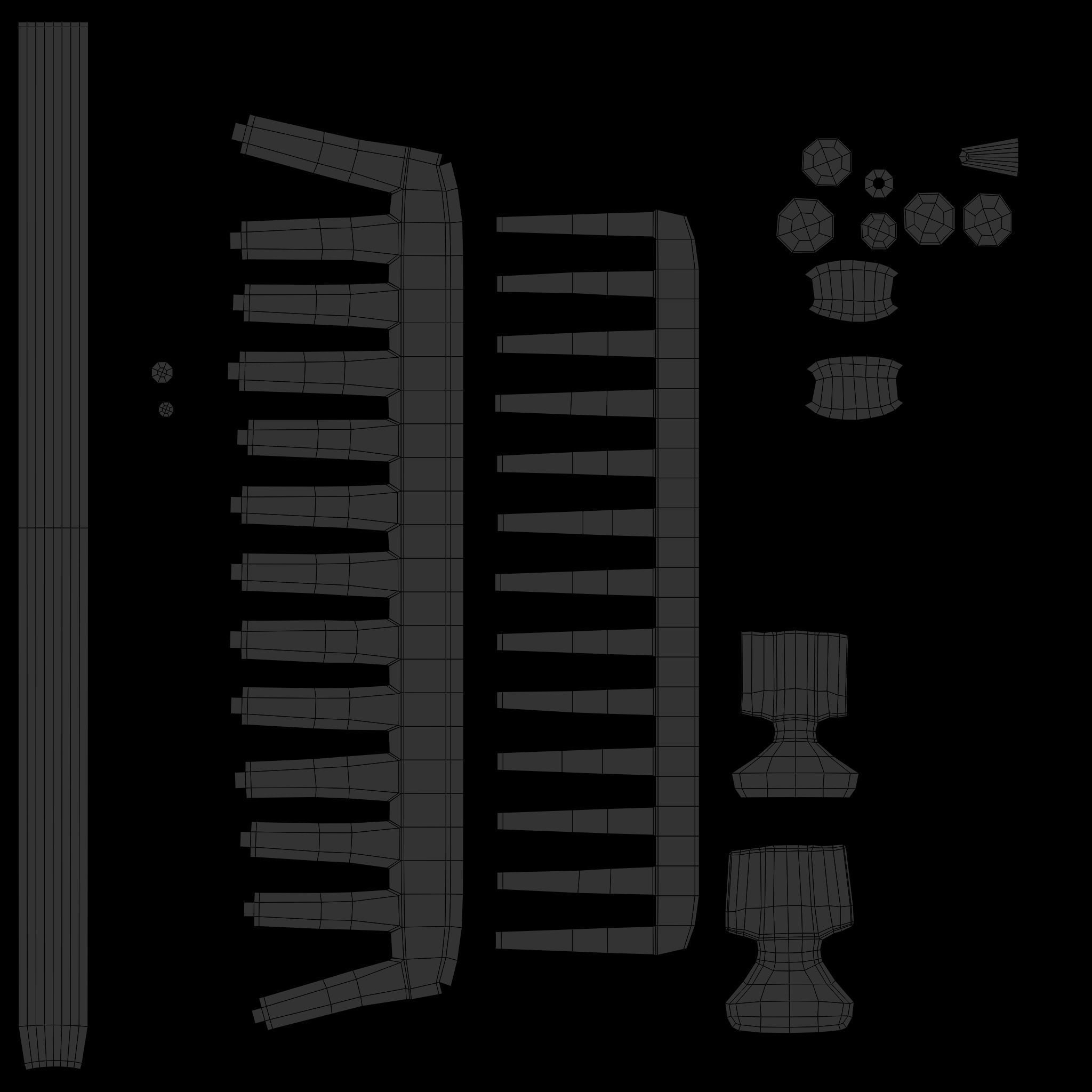 Rake Green 3D model | CGTrader