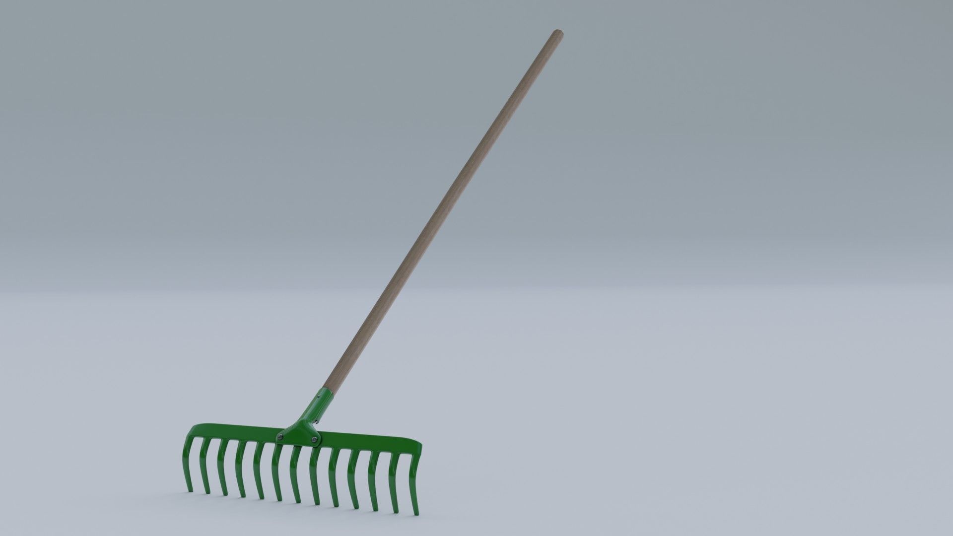 Rake Green 3D model | CGTrader