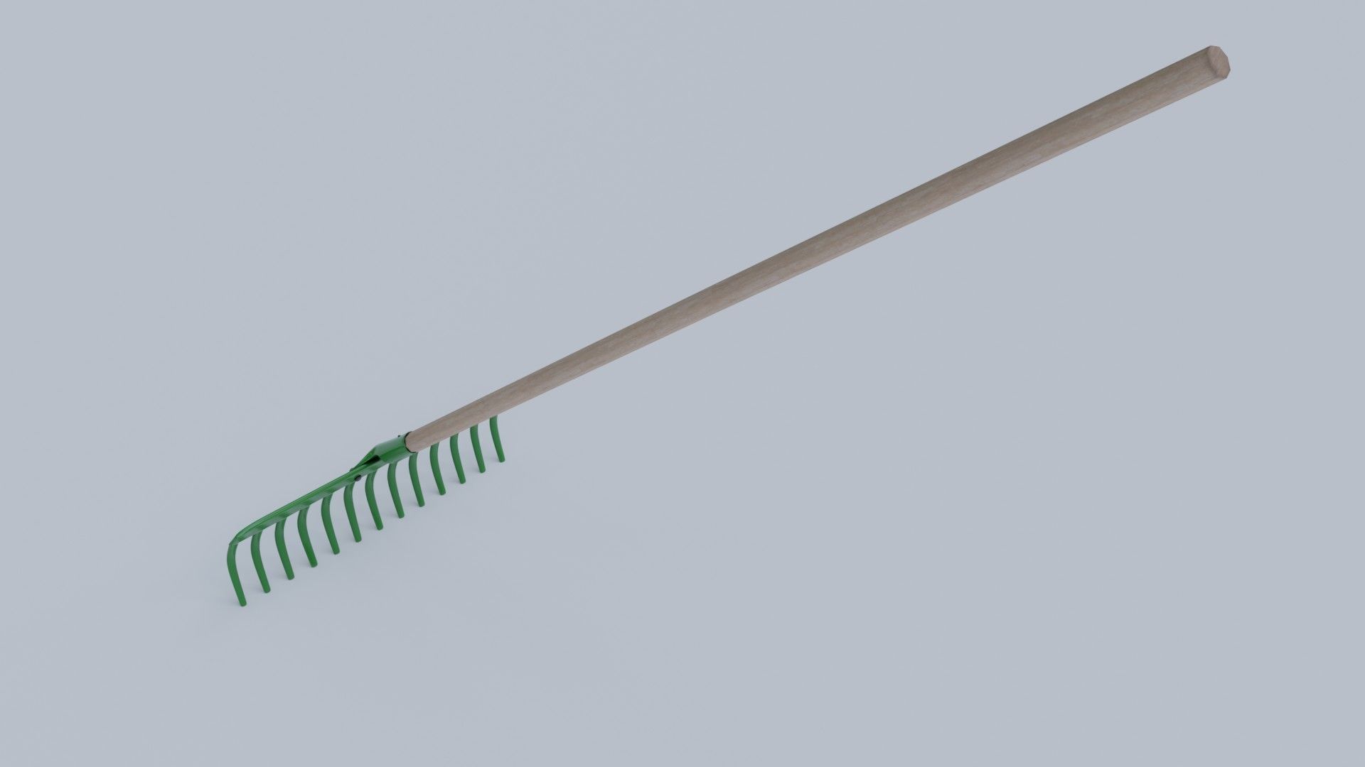 Rake Green 3D model | CGTrader