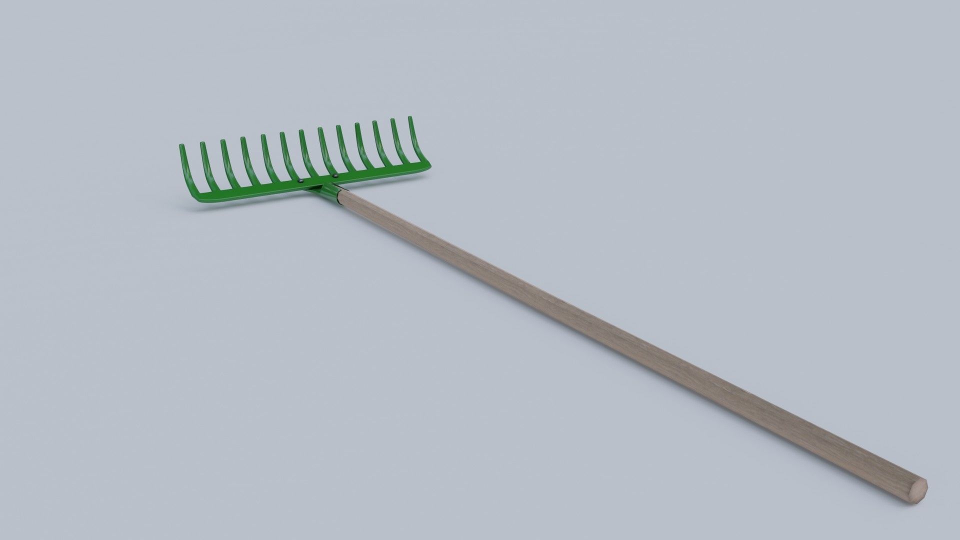 Rake Green 3D model | CGTrader