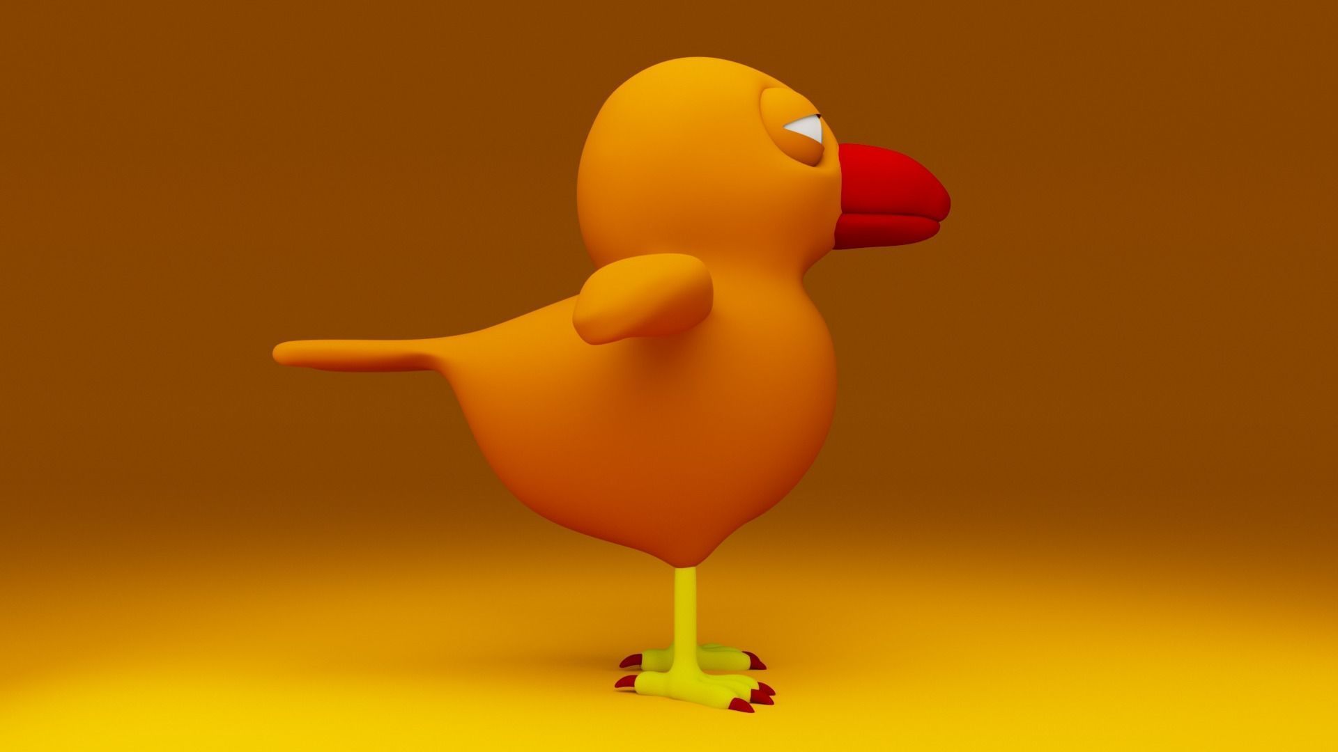 Stylized Bird 3D model | CGTrader