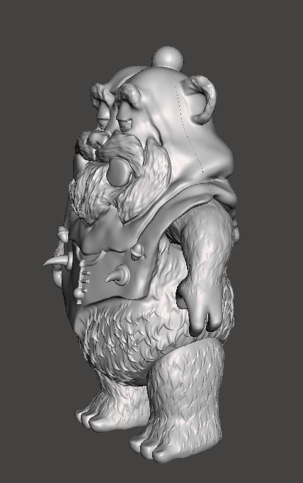 STL File 3D Ewoks DEEJ 3D print model 3D print model 3D model 3D ...