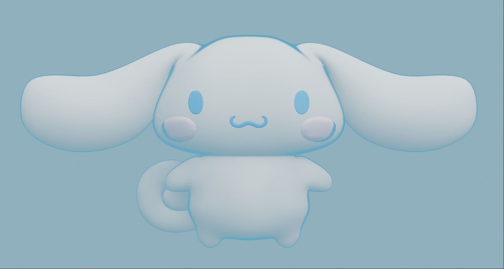 3D model Cinnamoroll VR / AR / low-poly | CGTrader