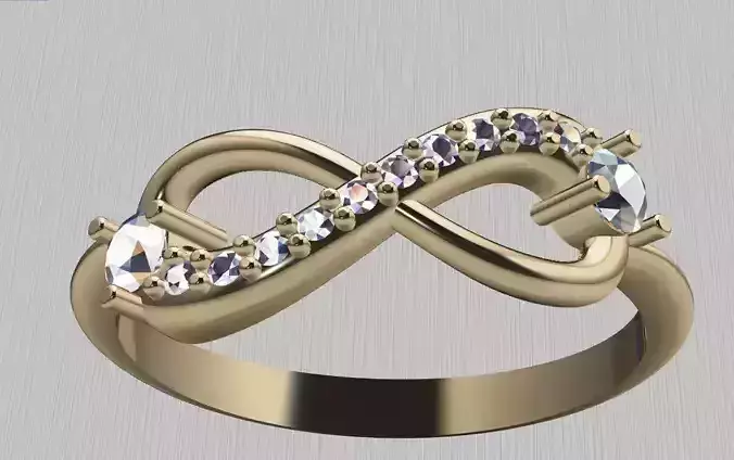 Infinity Rings 3D model 3D printable | CGTrader