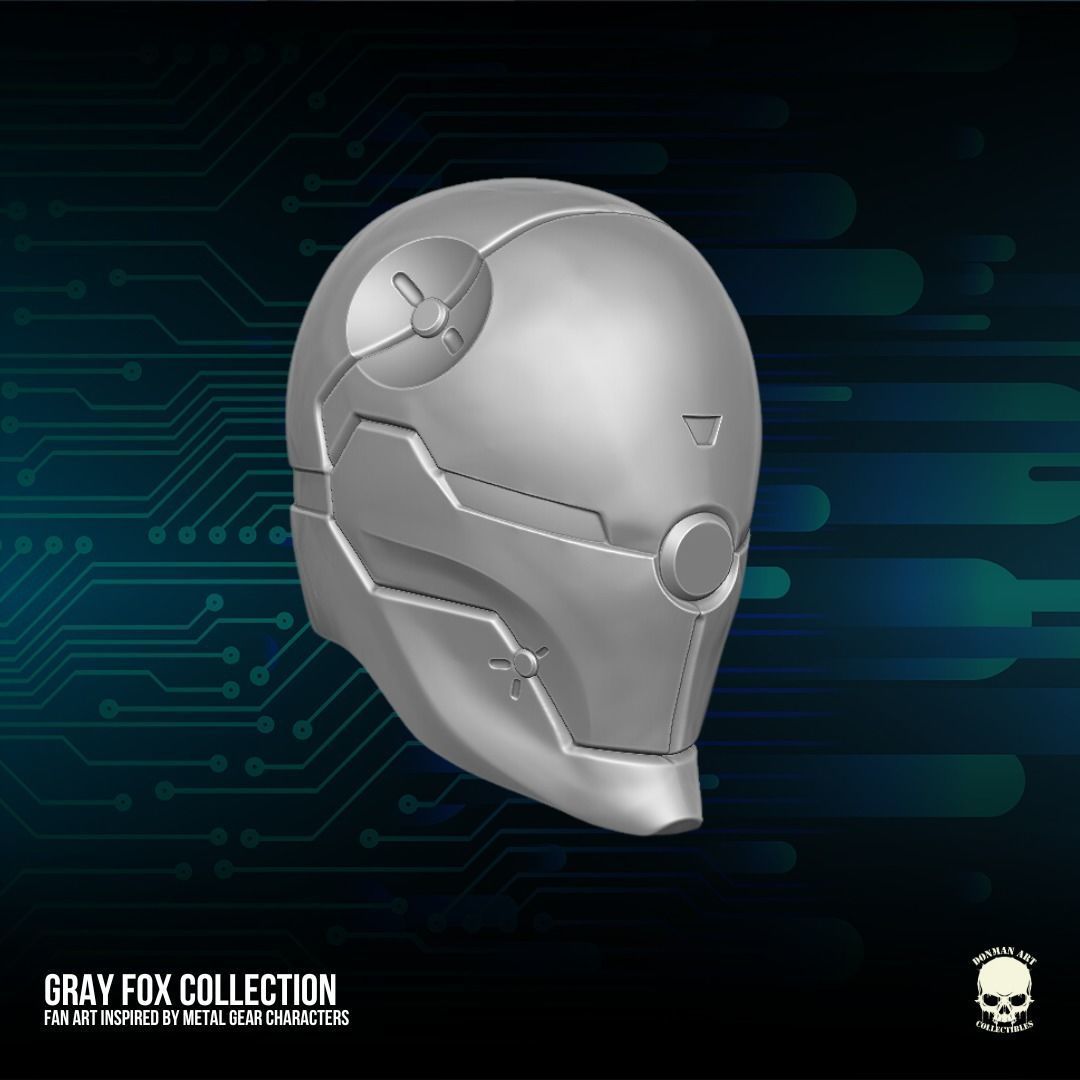 Gray Fox fan art 3D printable file for action figures 3D model 3D ...