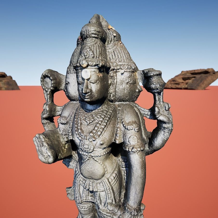 Lord Brahma Photoscanned One Sided 3d Model 3D model | CGTrader