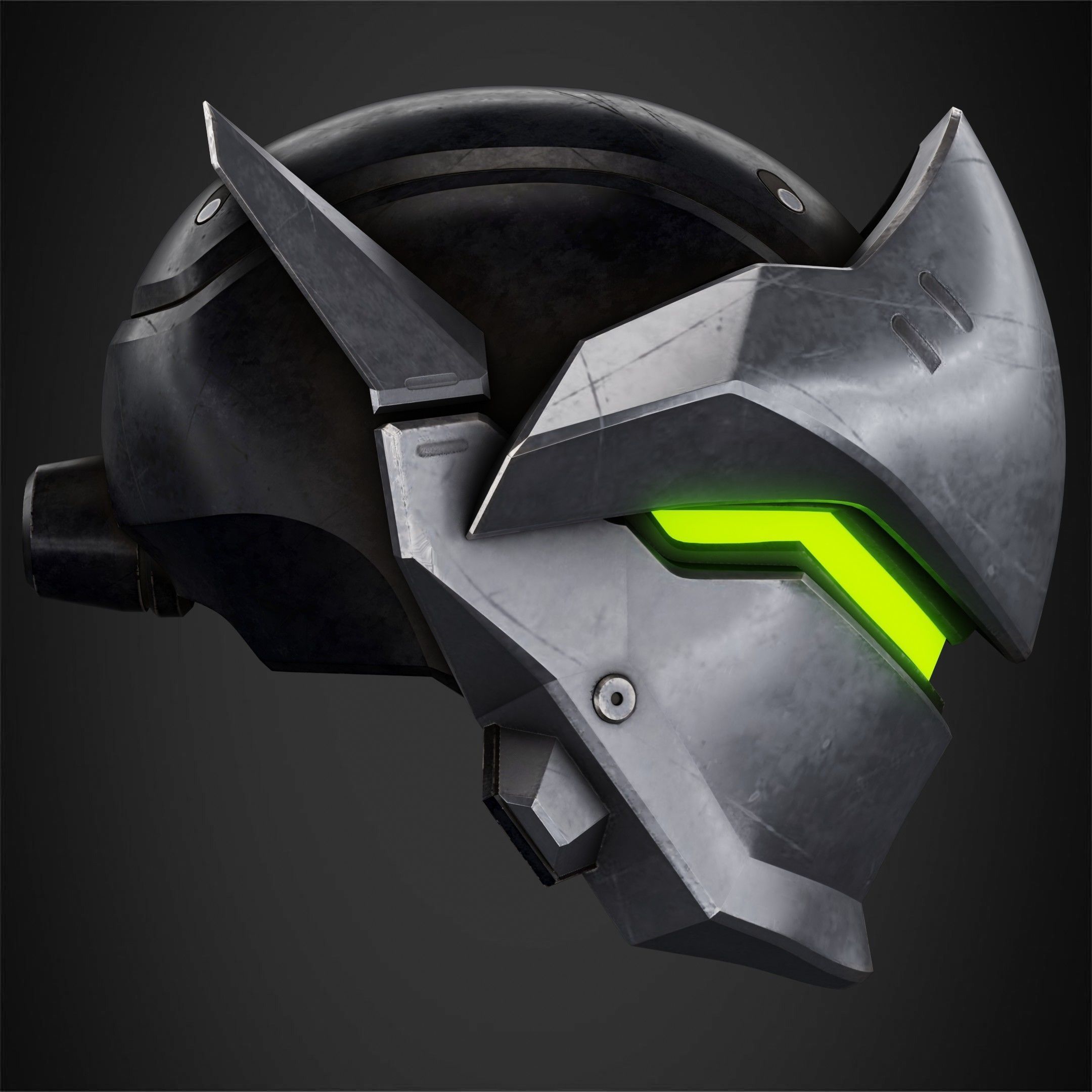 Overwatch Genji Helmet for Cosplay 3D model 3D printable | CGTrader