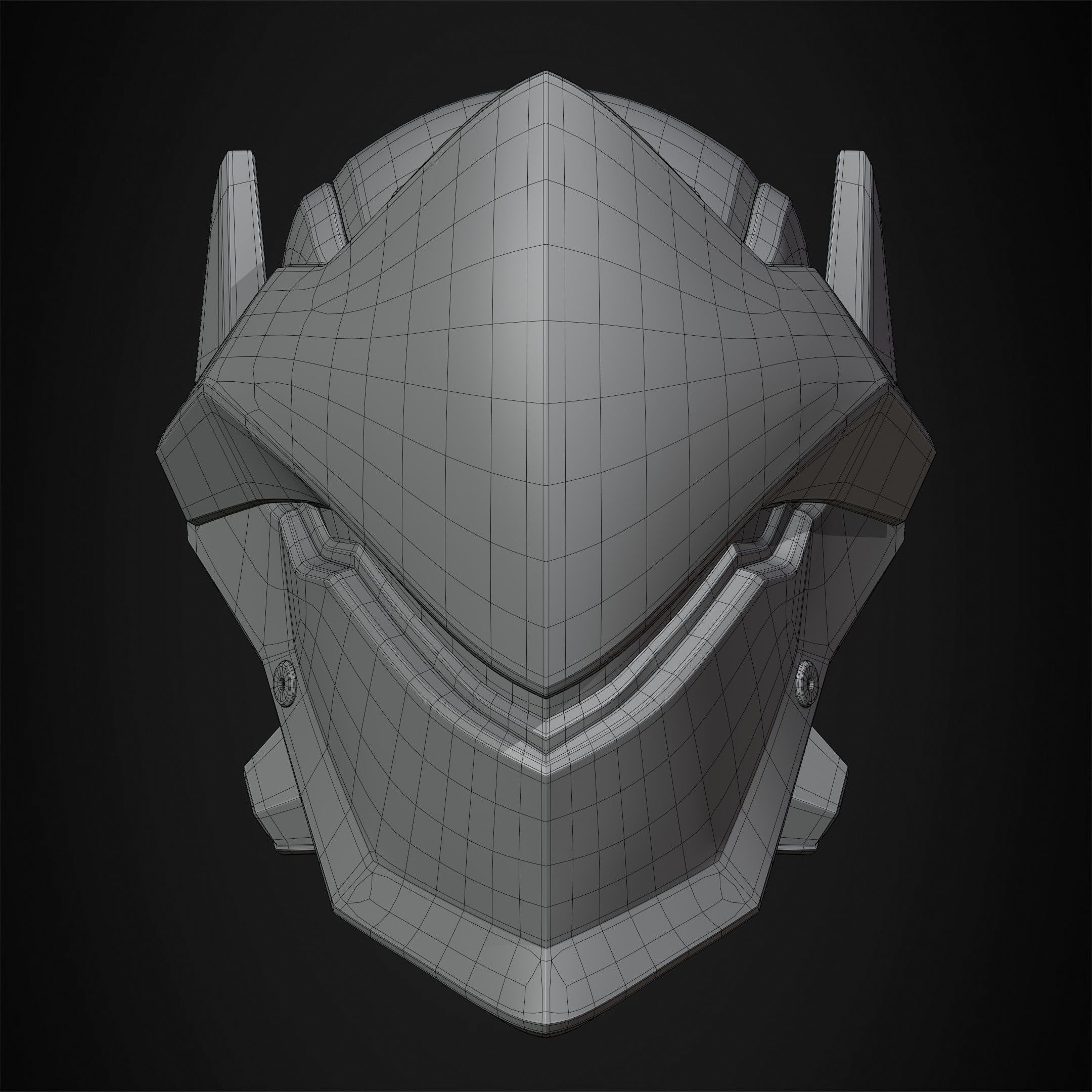 Overwatch Genji Helmet for Cosplay 3D model 3D printable | CGTrader