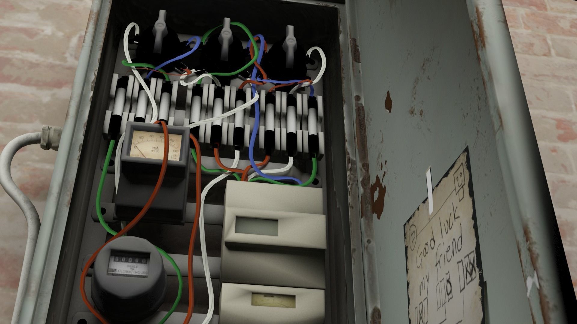 fuse box free VR / AR / low-poly 3D model | CGTrader