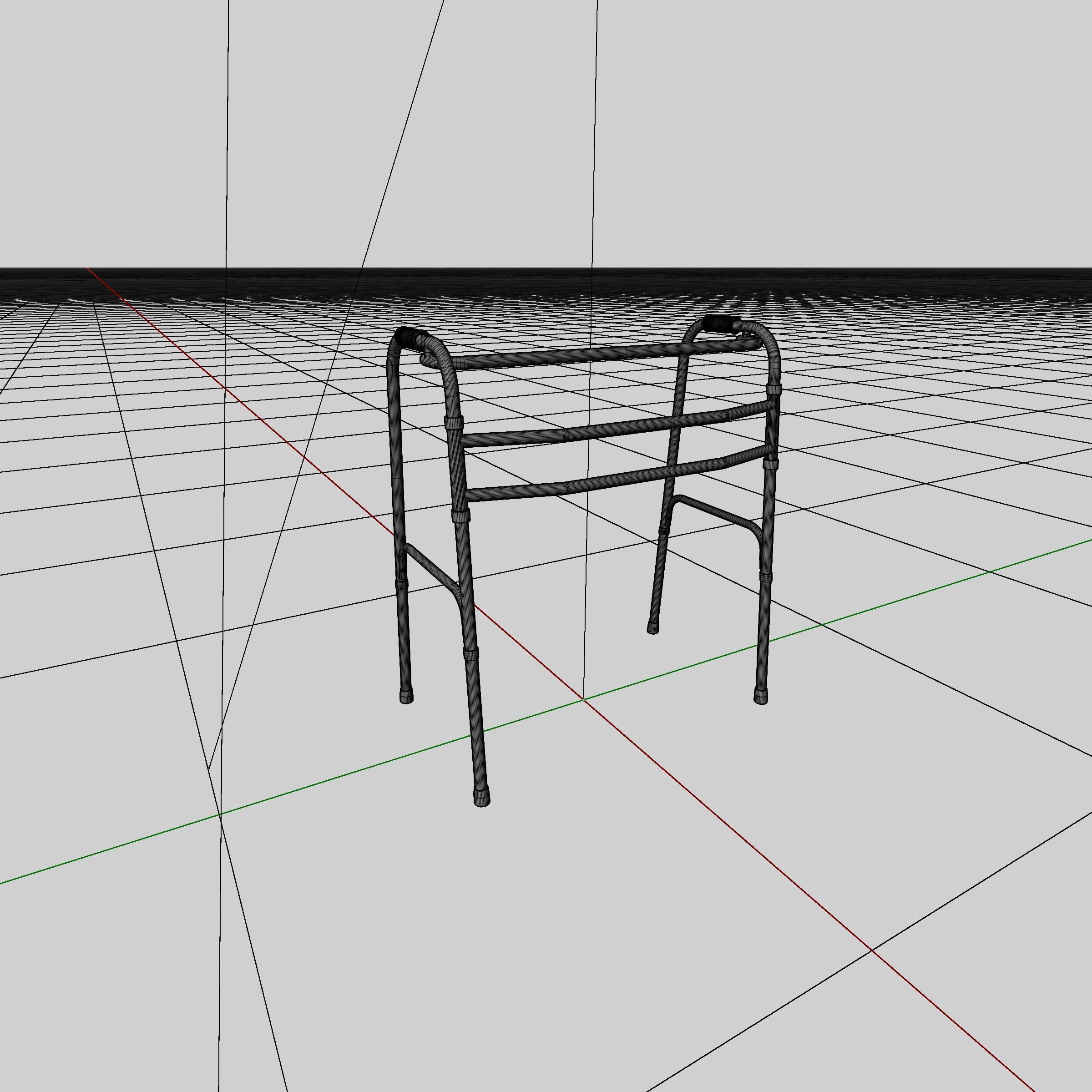 SOLID FOLDING WALKER 3D model | CGTrader