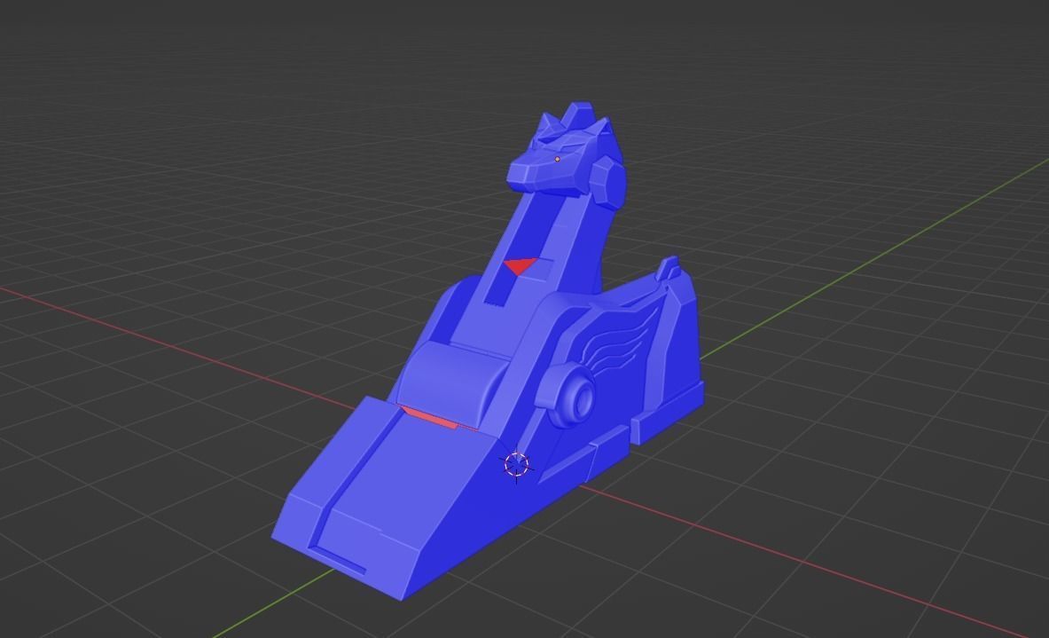 3D model Unicorn Thunderzord - Power Rangers VR / AR / low-poly | CGTrader