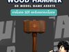 3D model Wood hammer Game asset for Roblox studio 3D model low poly VR ...