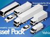 Vehicle pack for 3D isometric explainer videos 3D model | CGTrader