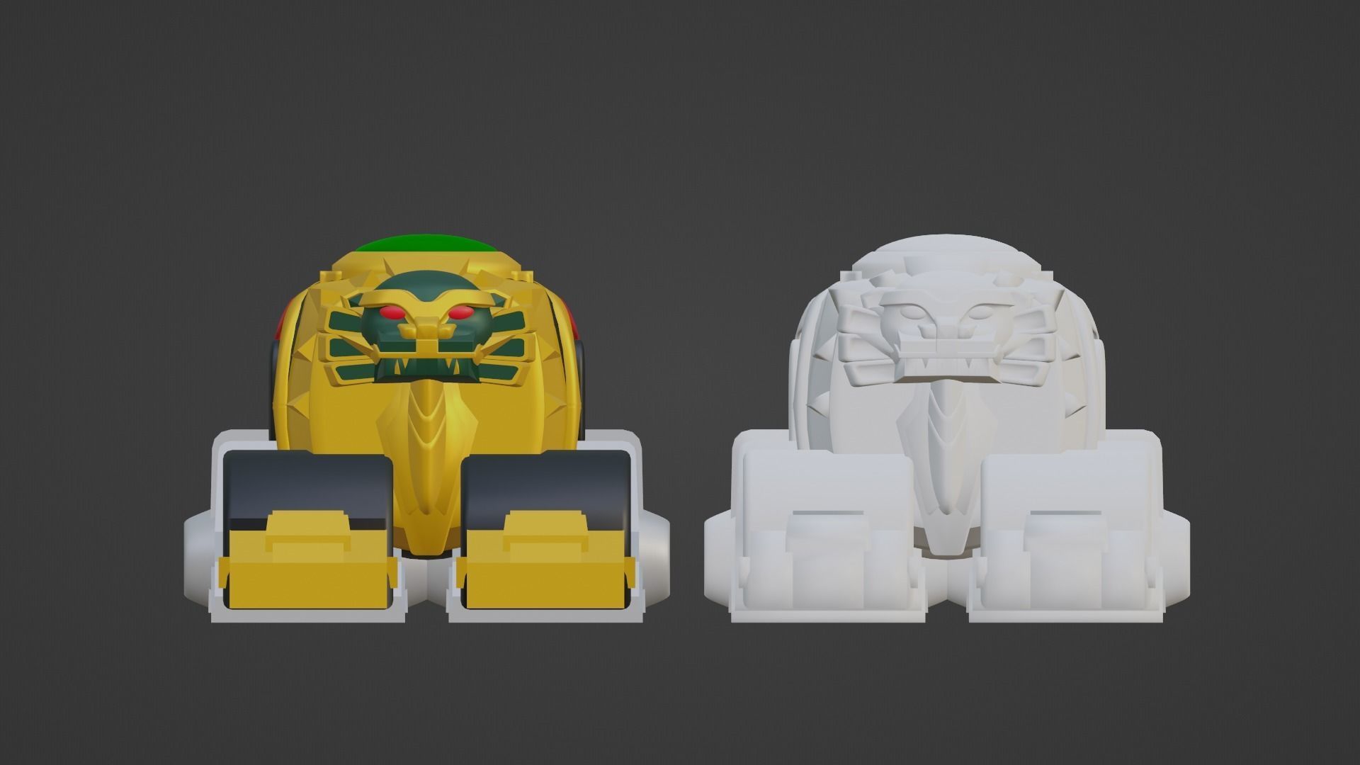 3D model Lion Thunderzord - Power Rangers VR / AR / low-poly | CGTrader
