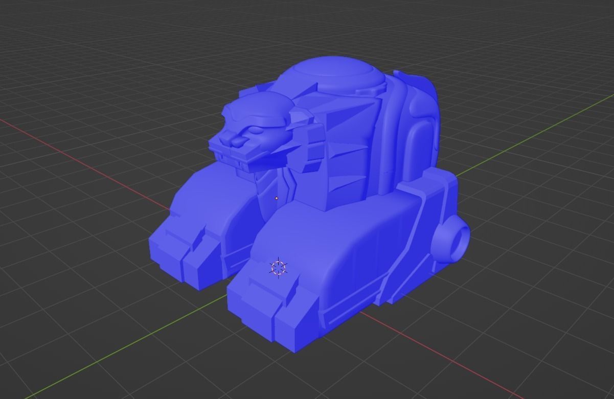 3D model Lion Thunderzord - Power Rangers VR / AR / low-poly | CGTrader