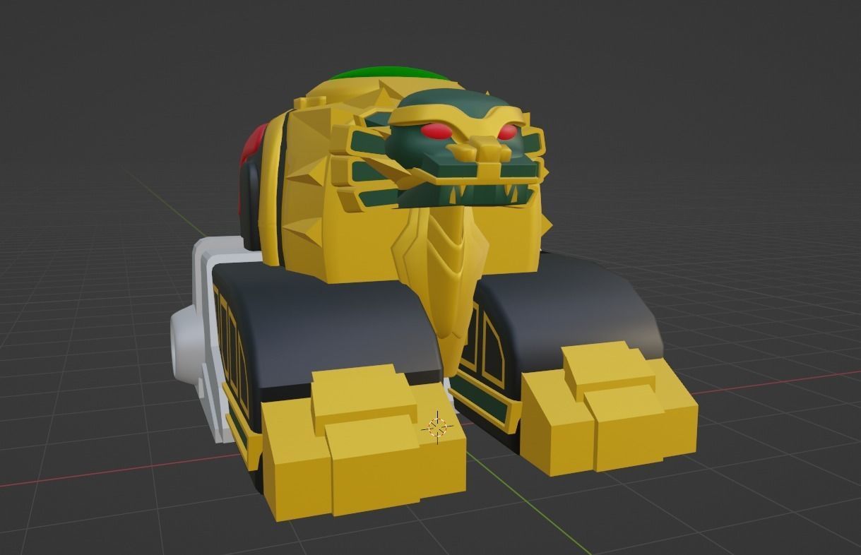 3D model Lion Thunderzord - Power Rangers VR / AR / low-poly | CGTrader