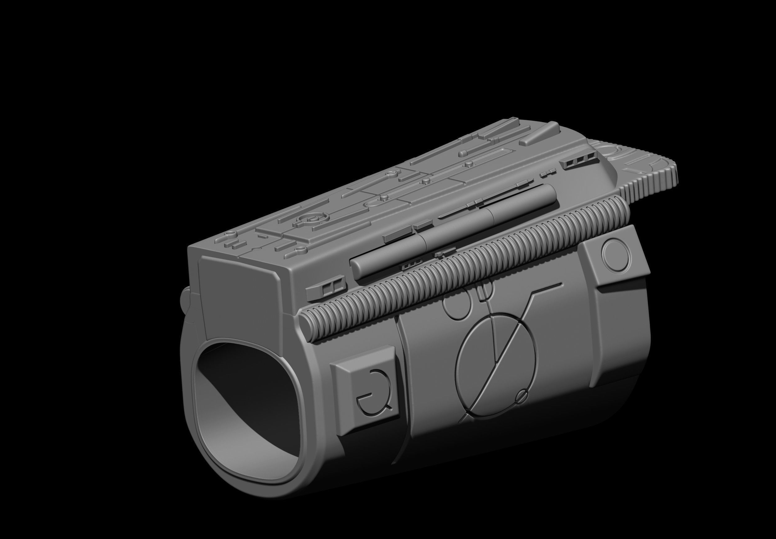 Predator Gauntlet Forearm Left scale 1 - 1 File for 3D printer 3D model ...