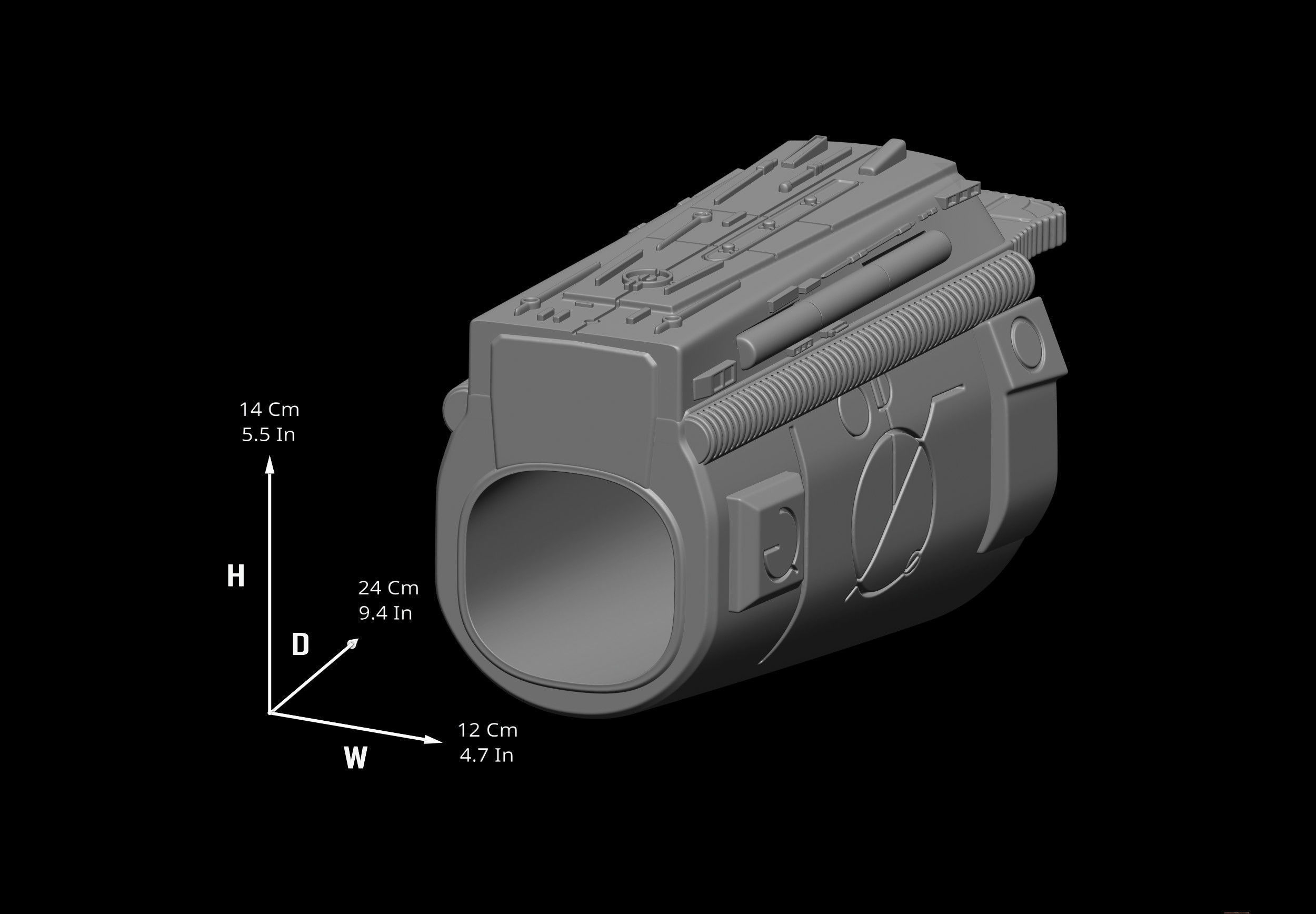 Predator Gauntlet Forearm Left scale 1 - 1 File for 3D printer 3D model ...
